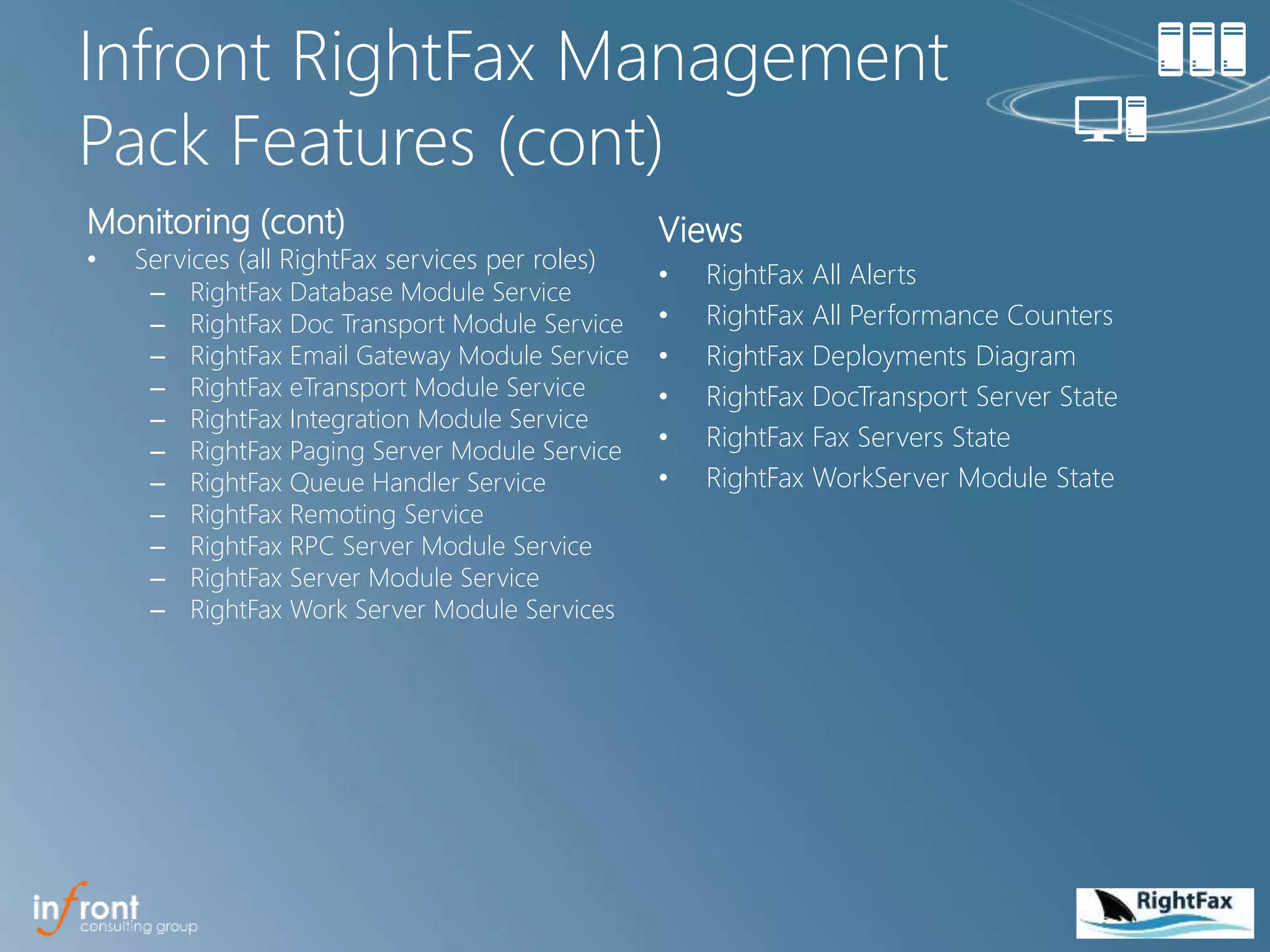 RightFax SCOM Management Pack | PPT | Free Download