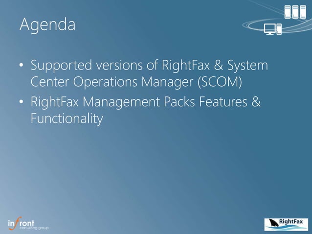 RightFax SCOM Management Pack | PPT | Free Download