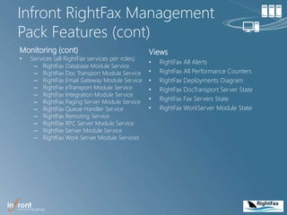 RightFax SCOM Management Pack | PPTX