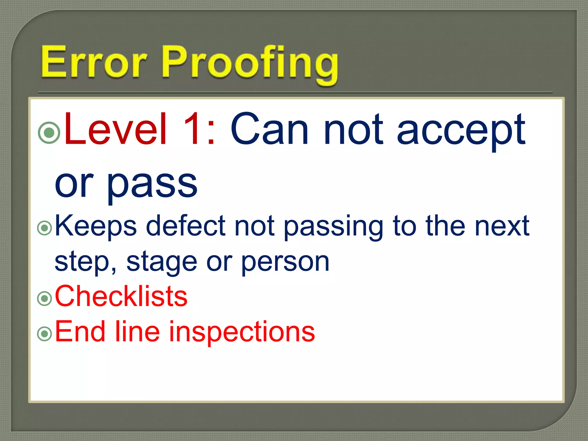 Right first time, every time | PPTX