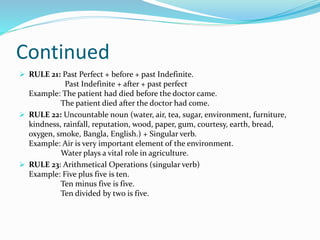 Right form of verb | PPTX