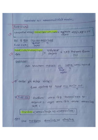 Right form of verb hand note [www.onlinebcs.com] | PDF