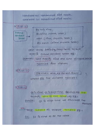 Right form of verb hand note [www.onlinebcs.com] | PDF