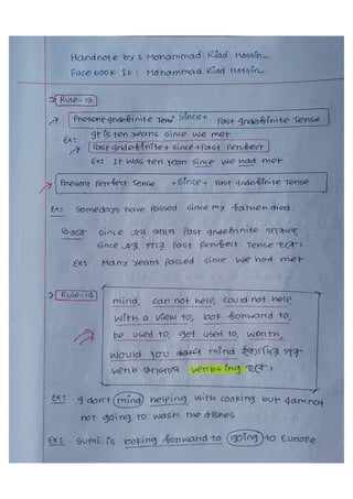 Right form of verb hand note [www.onlinebcs.com] | PDF