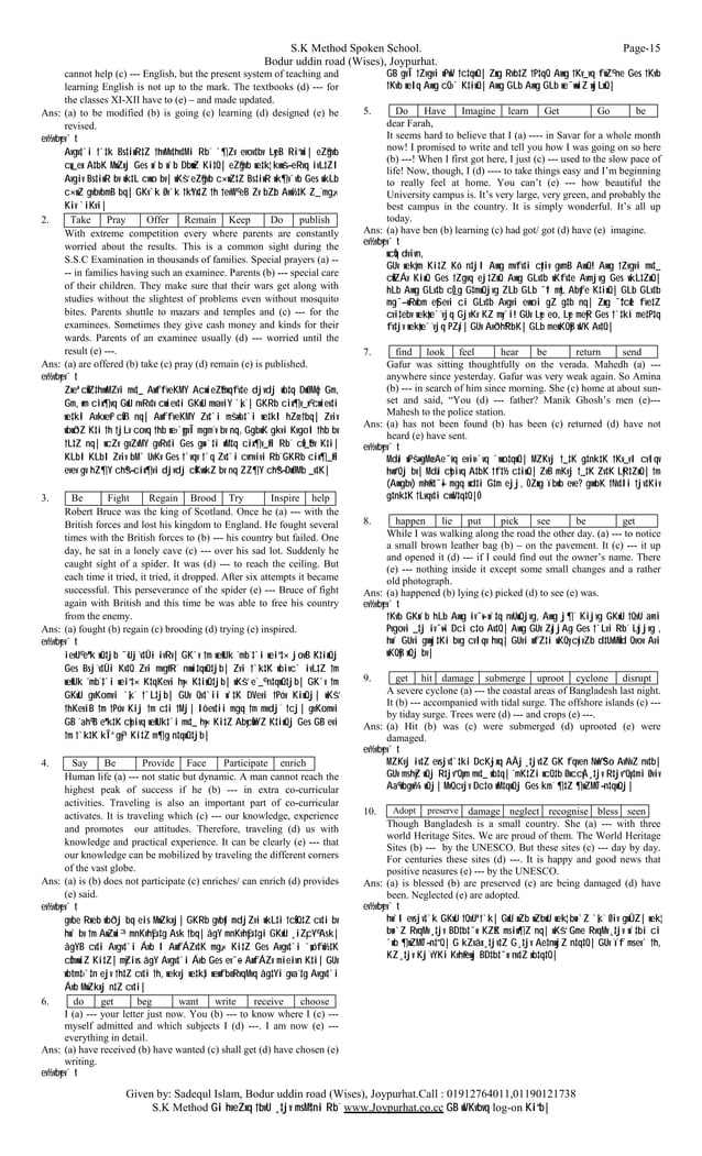 Right Form Of Verbs right-form-of-verbs