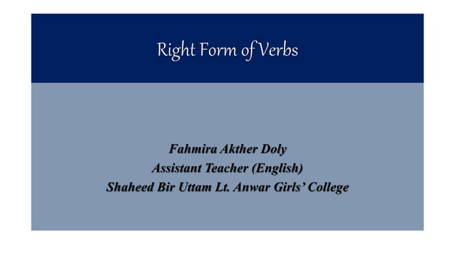 Right Form of Verbs.pptx