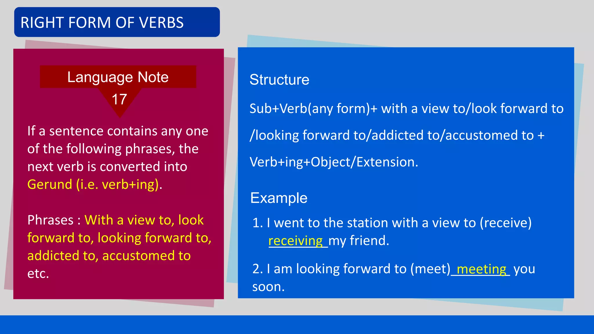 Right form of verbs | PDF