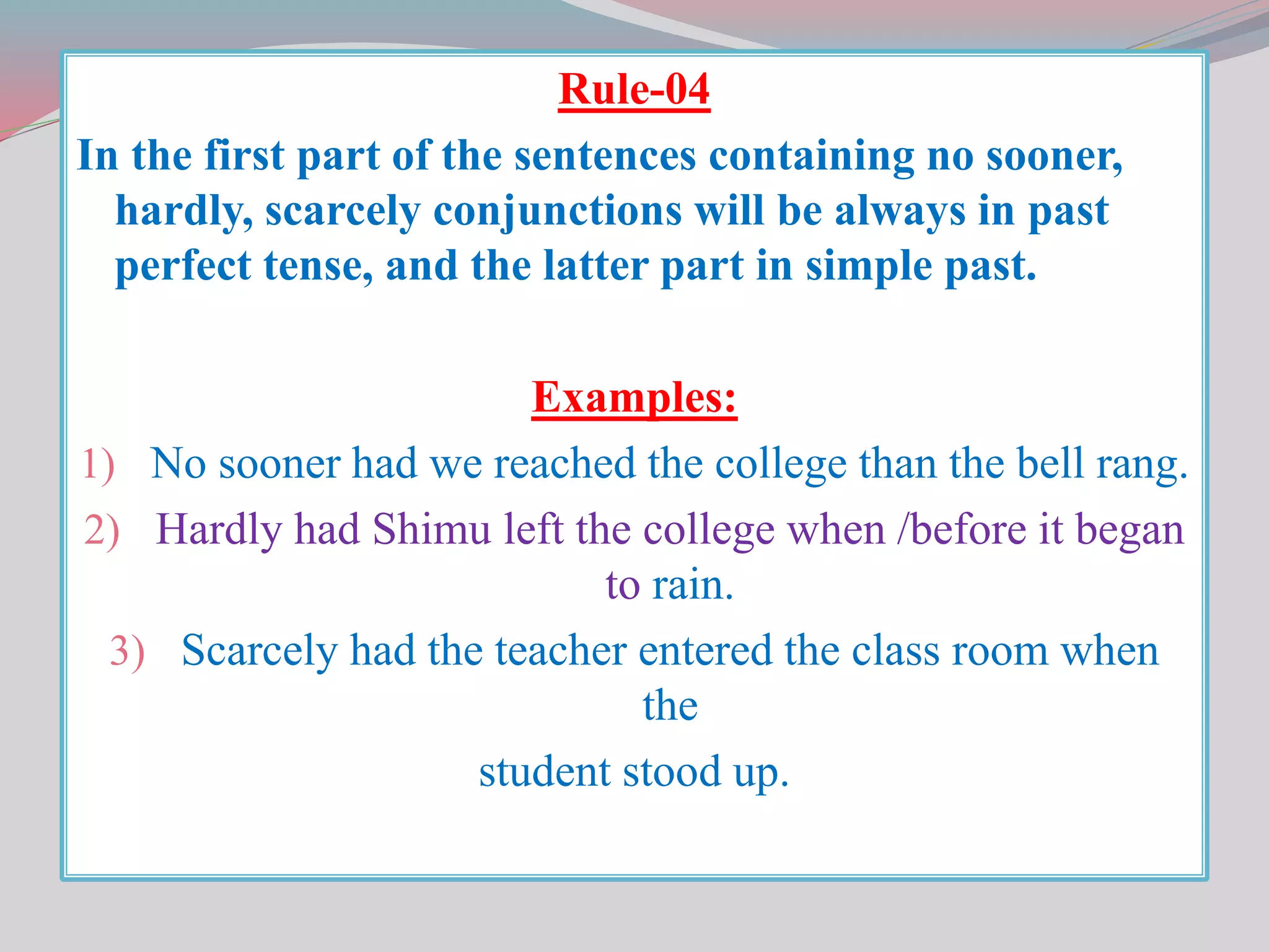Right forms of verbs | PPTX