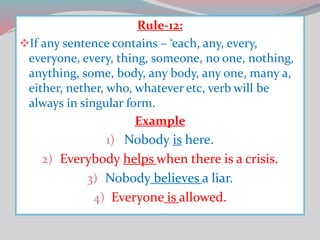 Right forms of verbs | PPTX