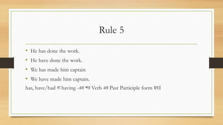 Right Forms of Verbs | PPTX