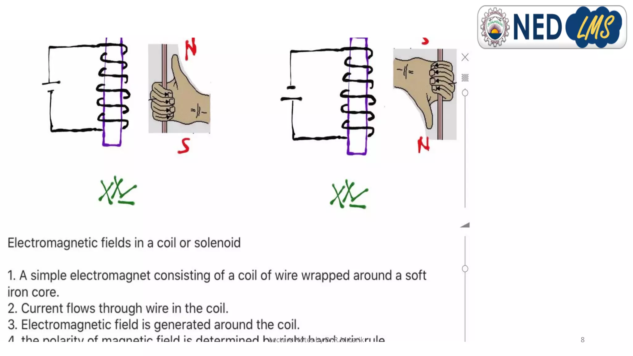 Right hand and left hand rules rotating magnetic field | PDF