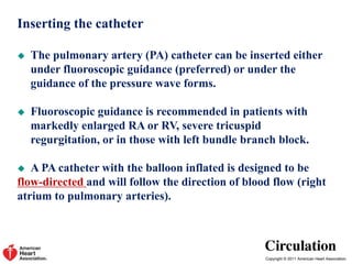 RIGHT HEART CATHETERISTION 1.ppt
