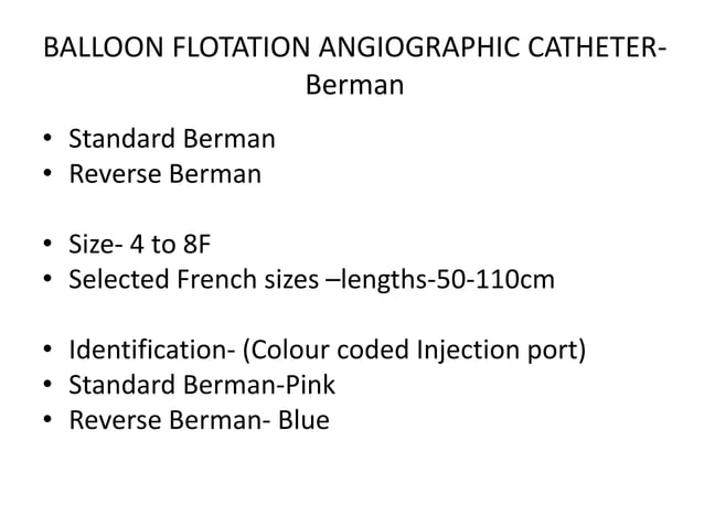Right heart catheters | PPTX