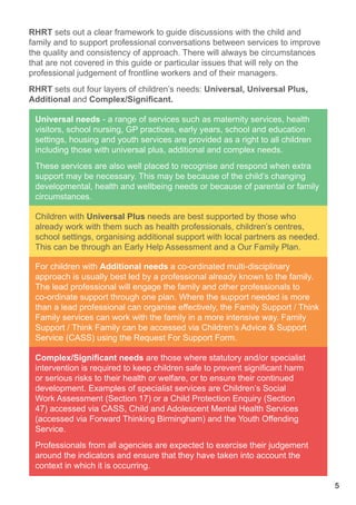 Right help - Right Time, Safeguarding guidance from Birmingham Council ...