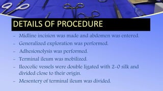 Right hemicolectomy | PPTX