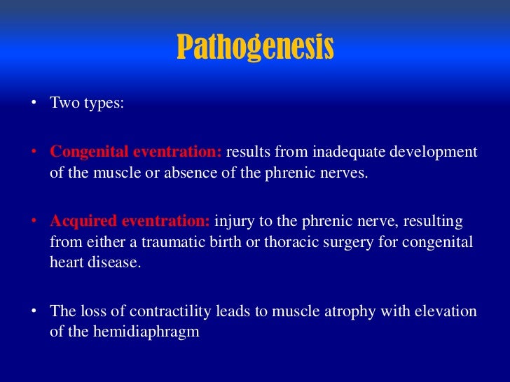 Right hemidiaphragm paralysis after EA & TEF repair.