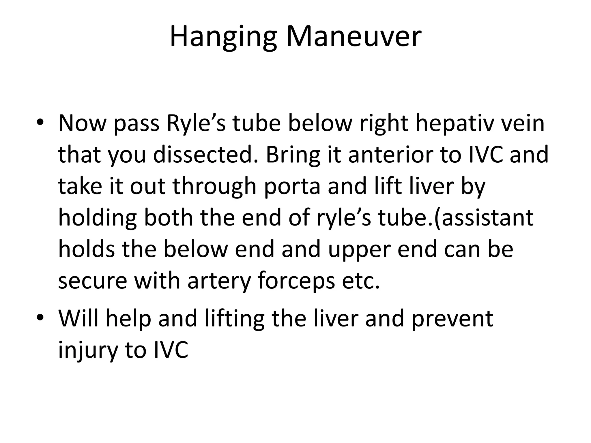 Right hepatectomy - step by step description for surgeon. | PPTX