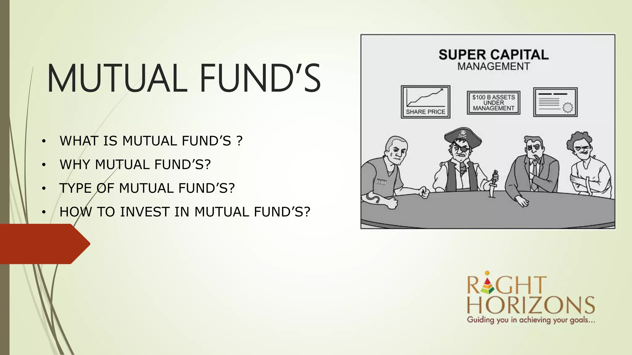 Mutual Fund Investment | PPTX