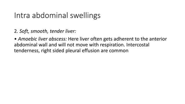 Right Hypochondrial Masses.pptx | Digestive Disorders | Diseases and ...