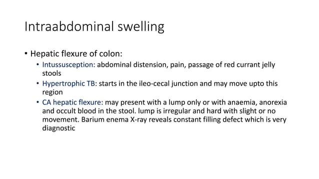 Right Hypochondrial Masses.pptx | Digestive Disorders | Diseases and ...