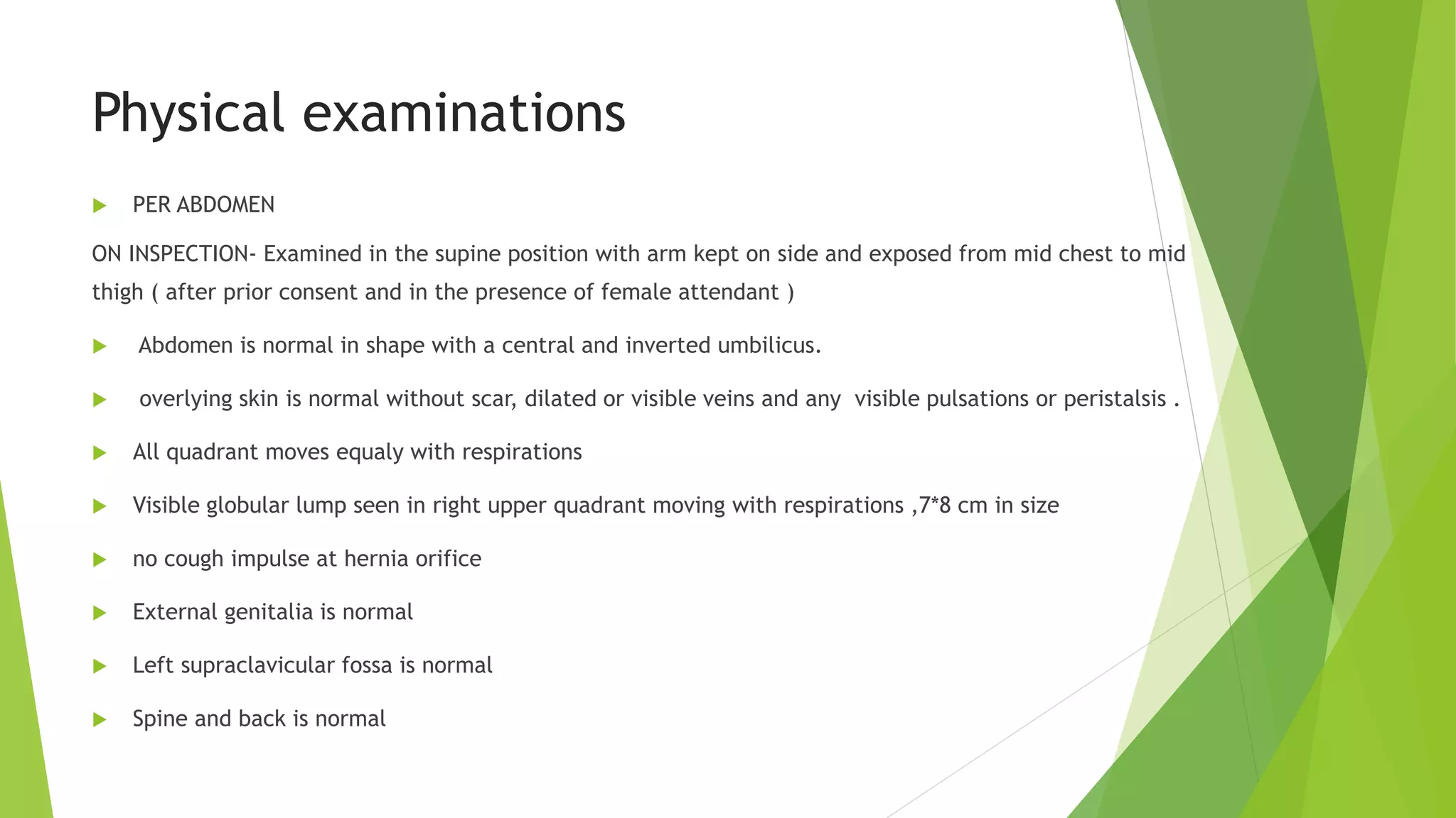 Right hypochondrium lump[1] | PPTX