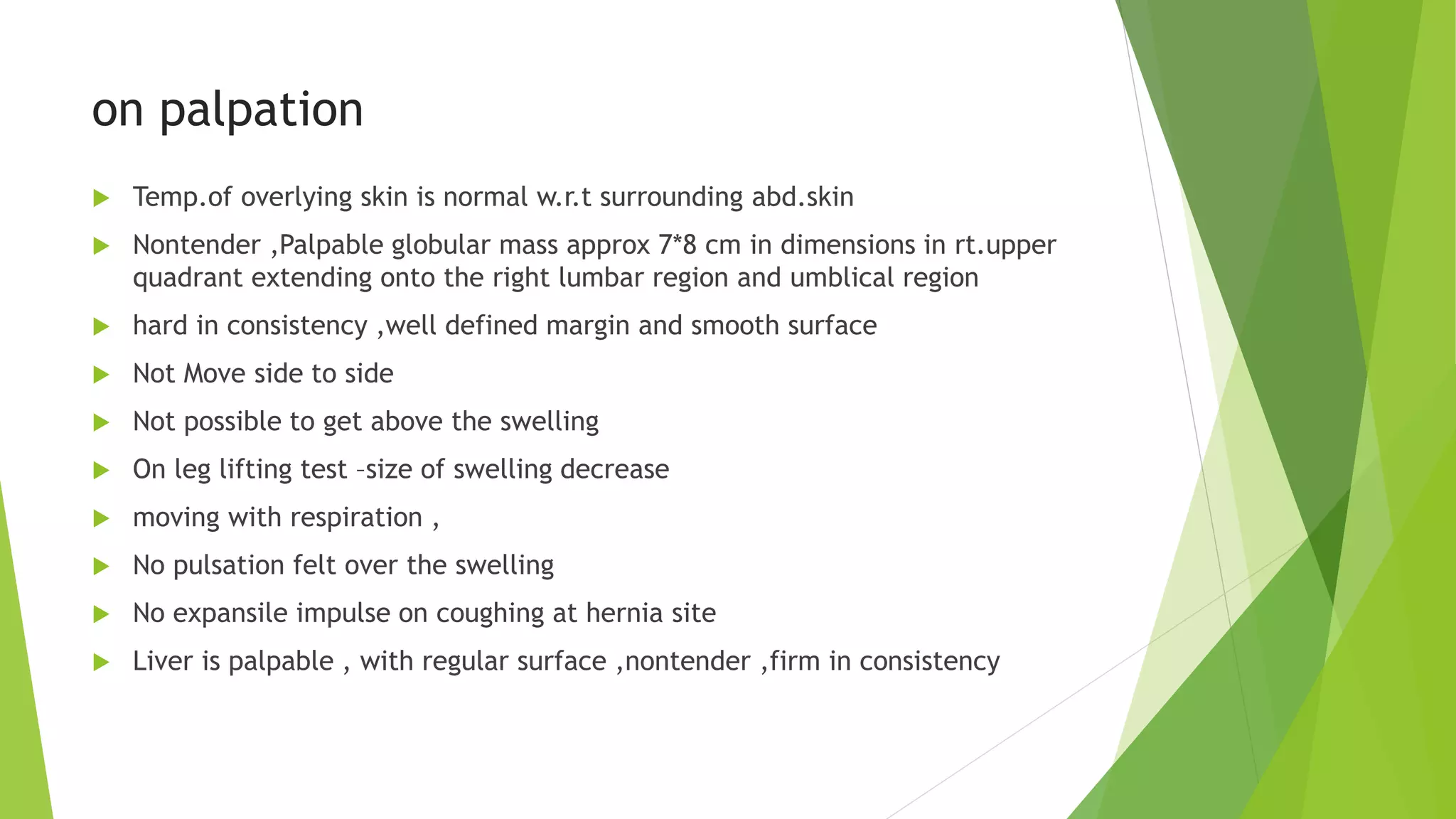 Right hypochondrium lump[1] | PPTX