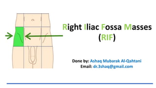 Right iliac fossa mass | PDF