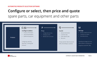 Automotive products selection software - Right Information | PDF