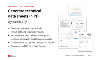 HVAC products selection software - Right Information | PPT