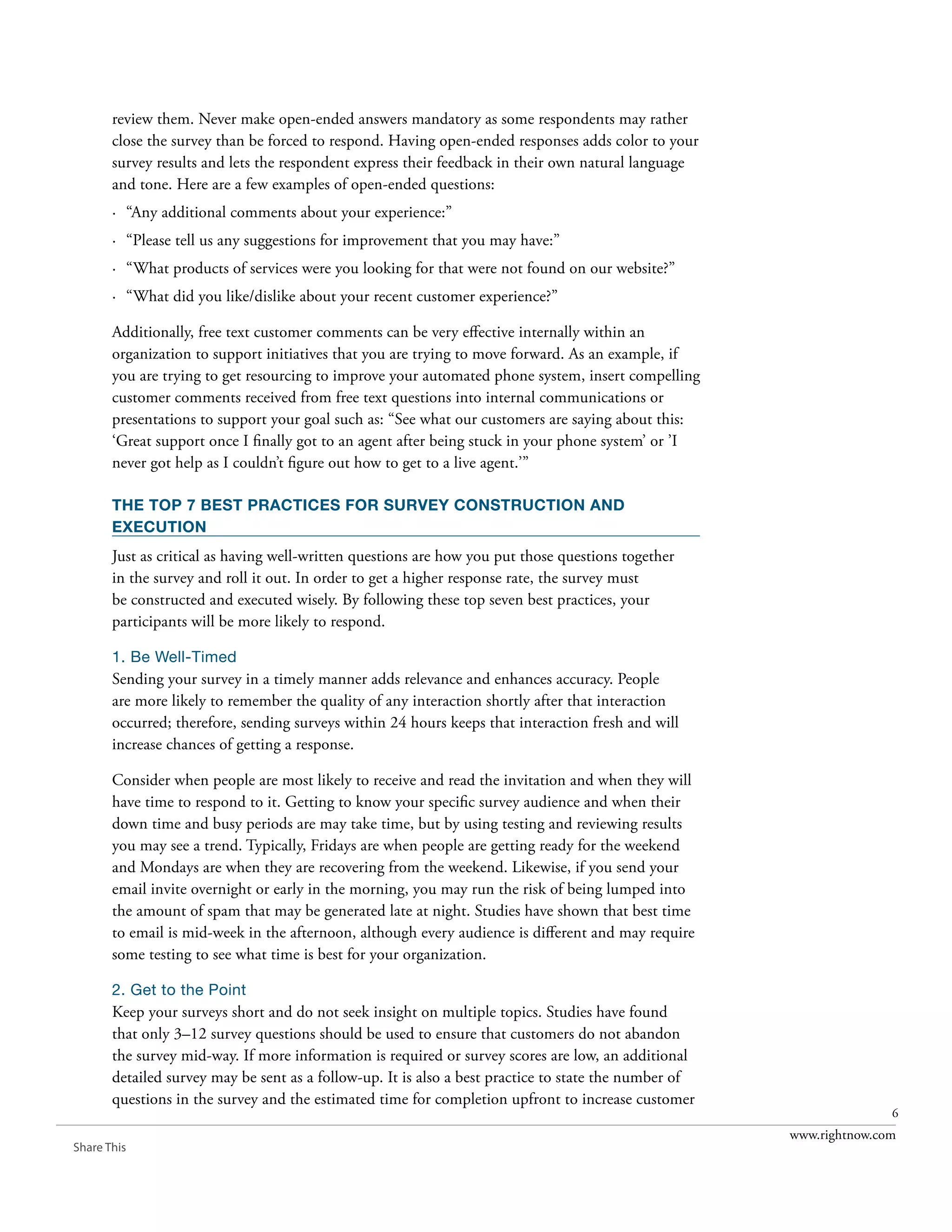 Right now customer-feedback-survey-best-practices-brief | PDF ...