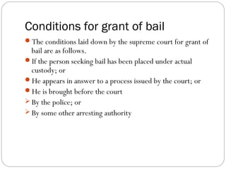 Right of bail | PPT