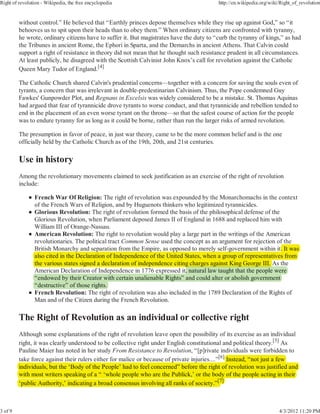 Right of revolution | PDF