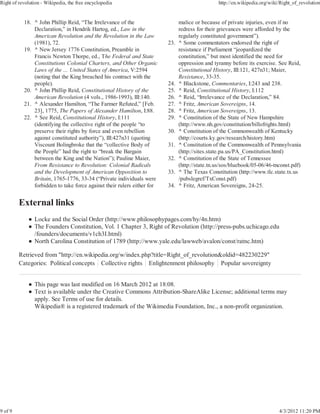 Right of revolution | PDF