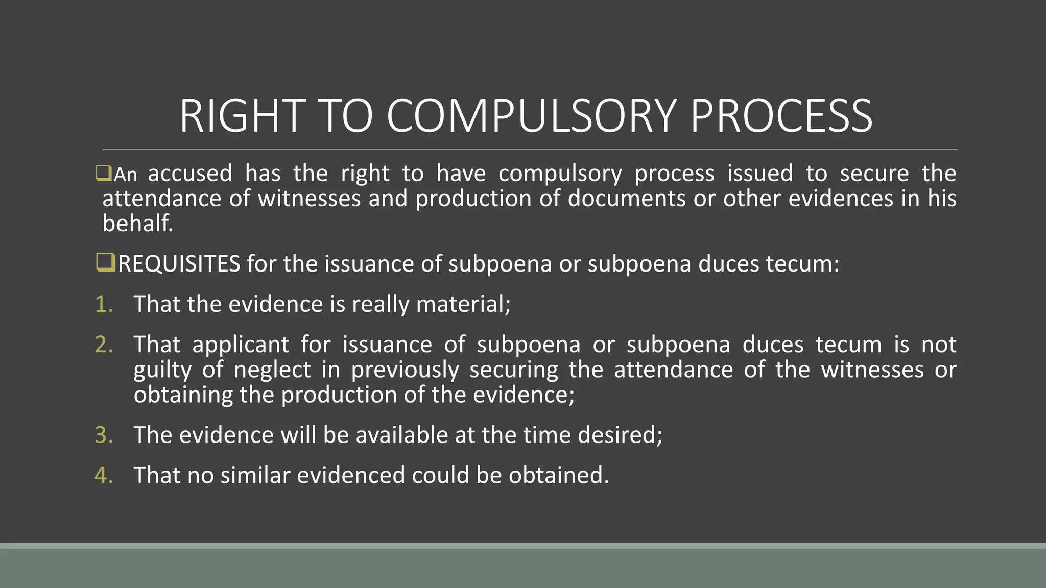 Right of the accused | PPTX