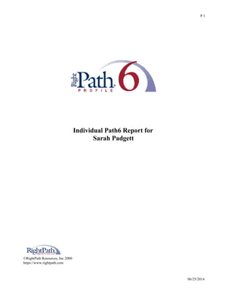 Right path 6 profile | PDF