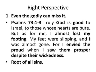 Right perspective | PPT