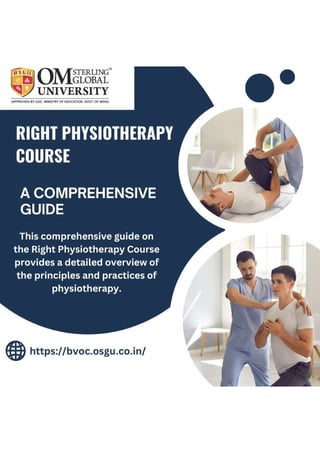 5 Essential Skills You'll Learn in a Physiotherapy Course | PDF