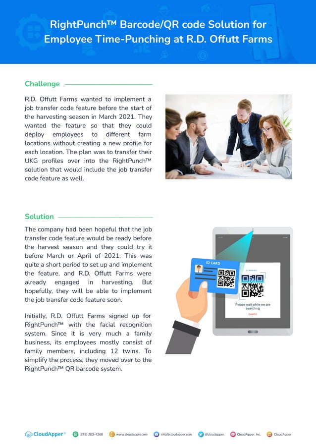 RightPunch™ Barcode_QR code Solution for Employee Punching at R.D ...