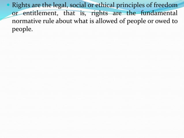 Rights | PPTX | Law