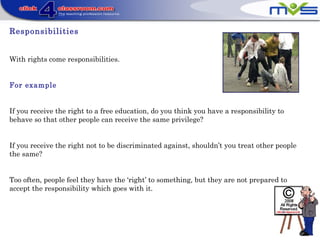 Rights and responsibilites | PPT