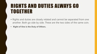 Rights and duties | PPT