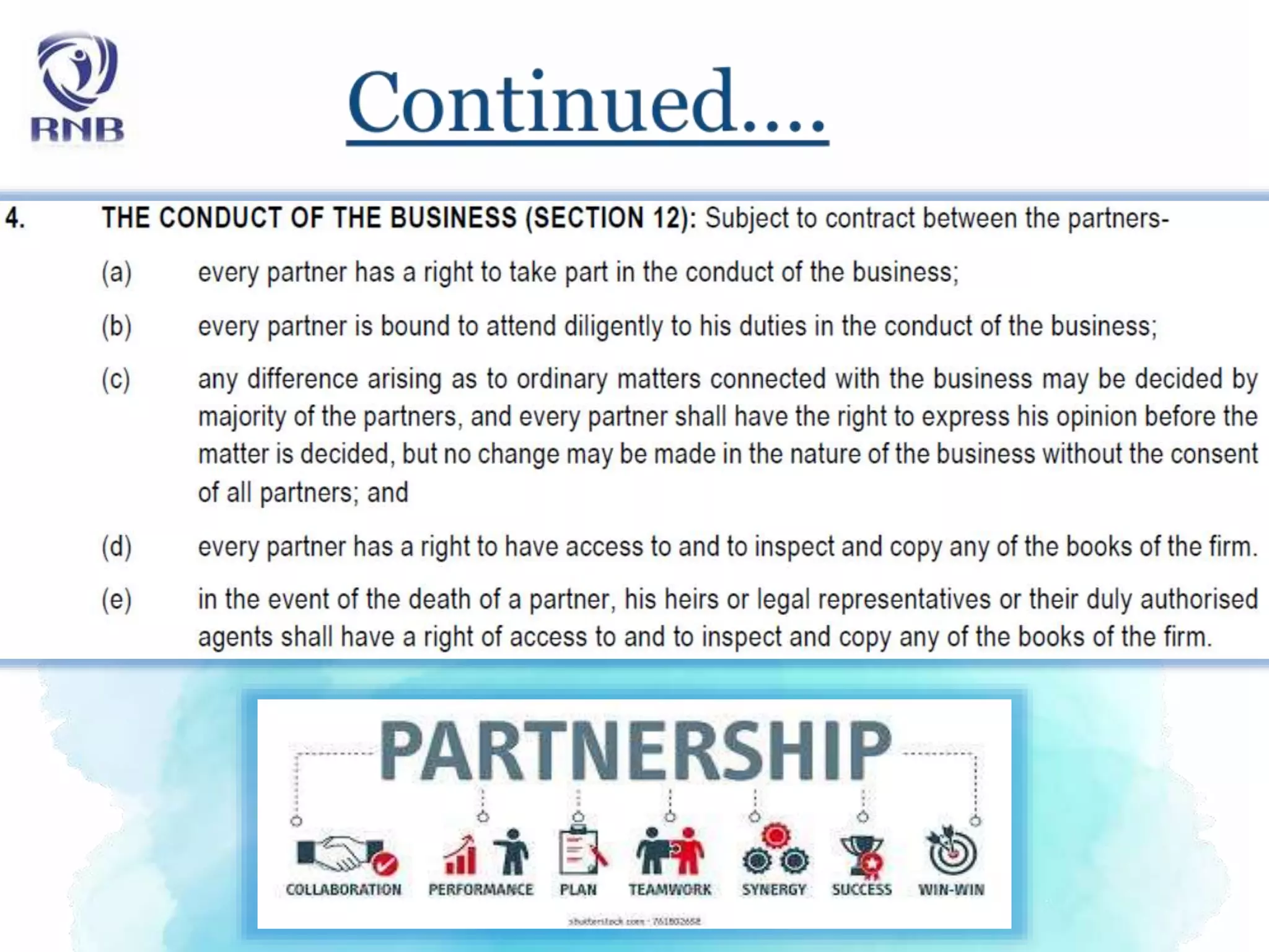 Rights and duties of partners | PPTX