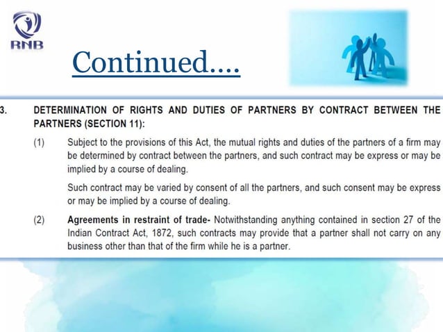 Rights and duties of partners | PPTX