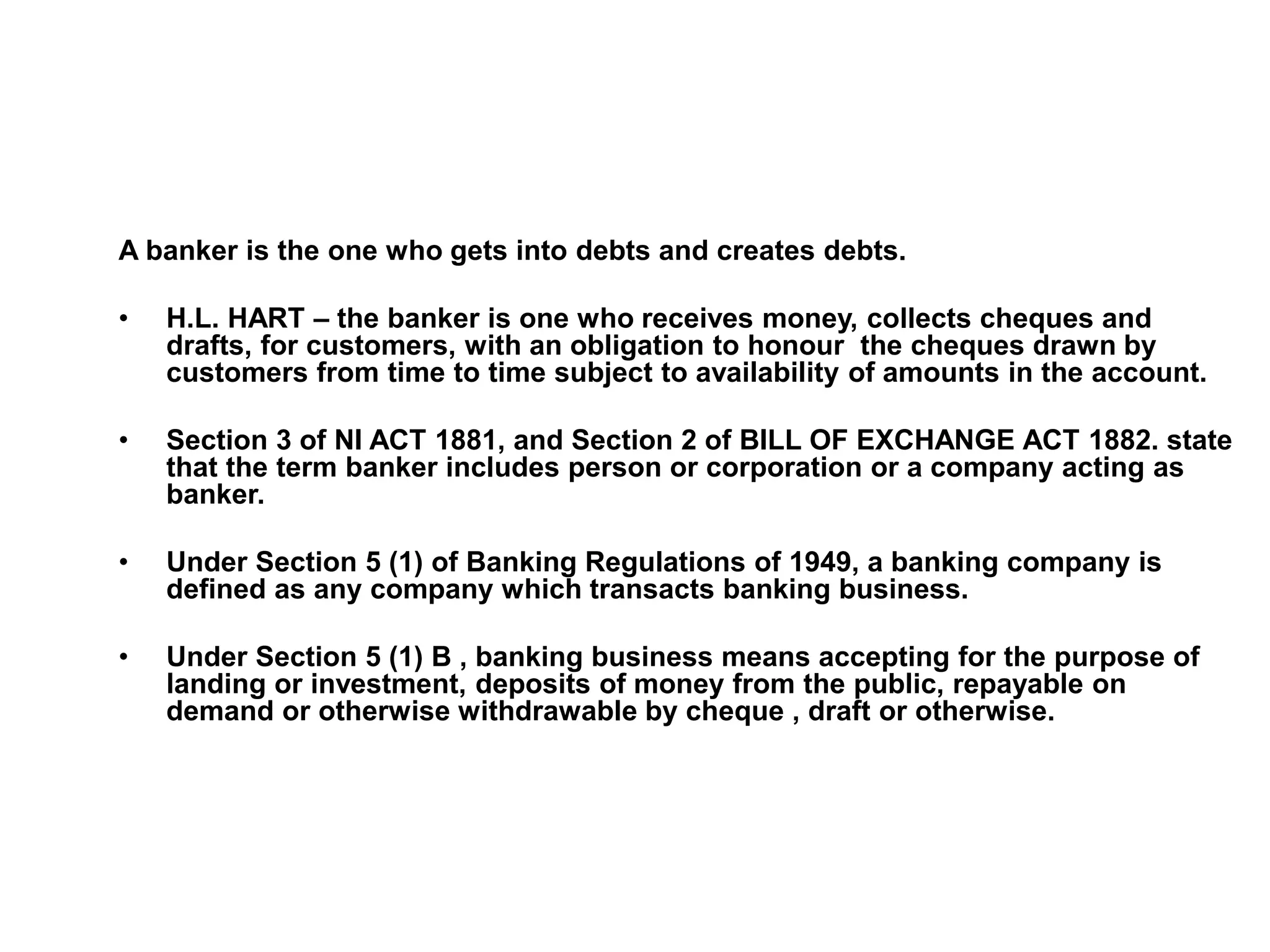 Rights and obligations of banker | PPT