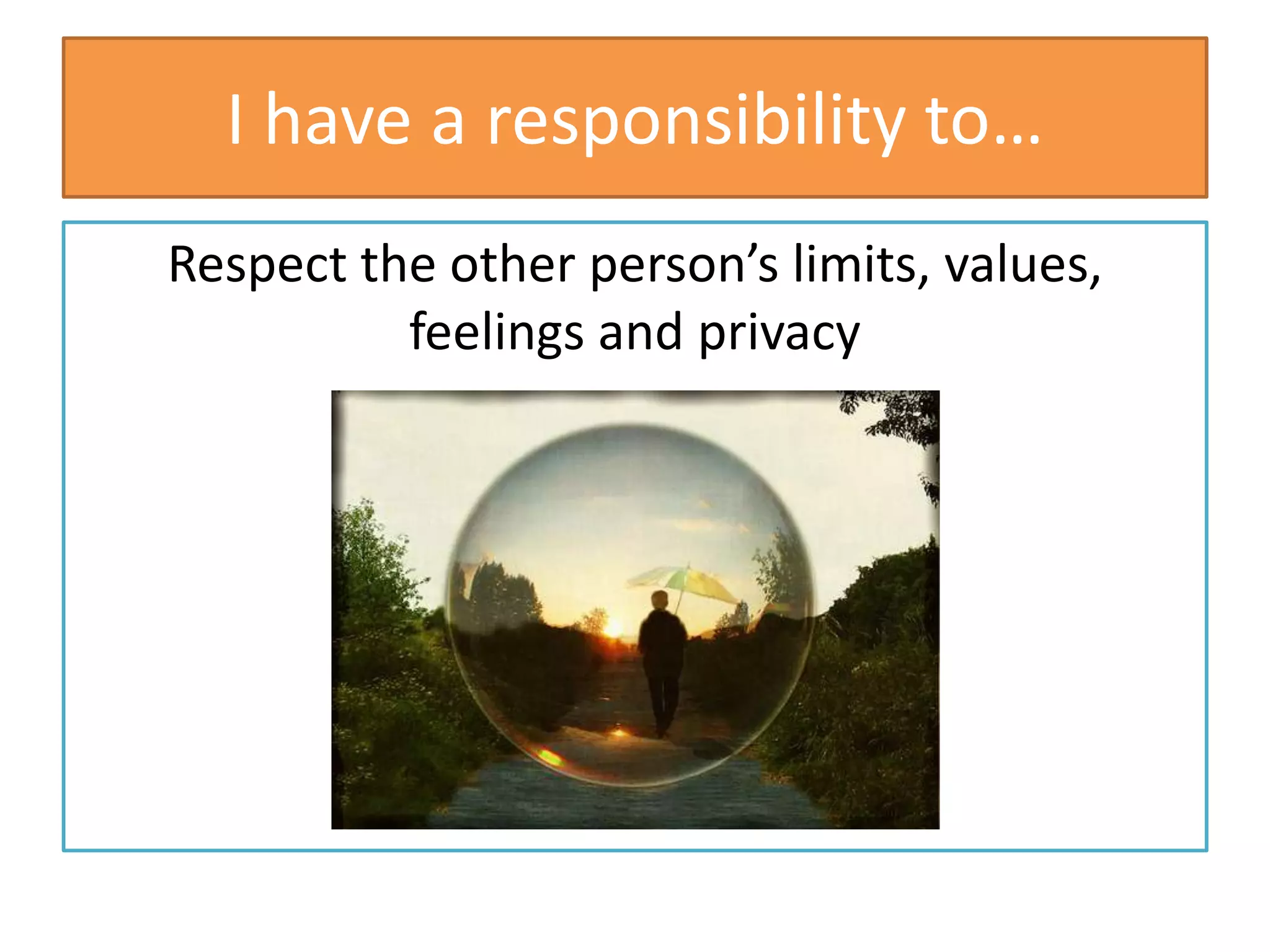 Rights and responsibilities in relationships | PPTX