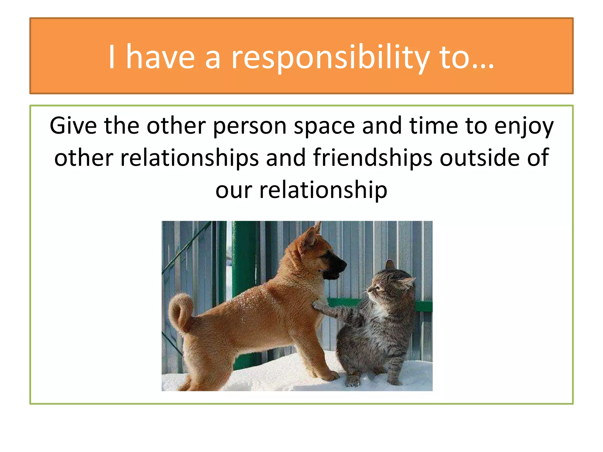 Rights and responsibilities in relationships | PPTX