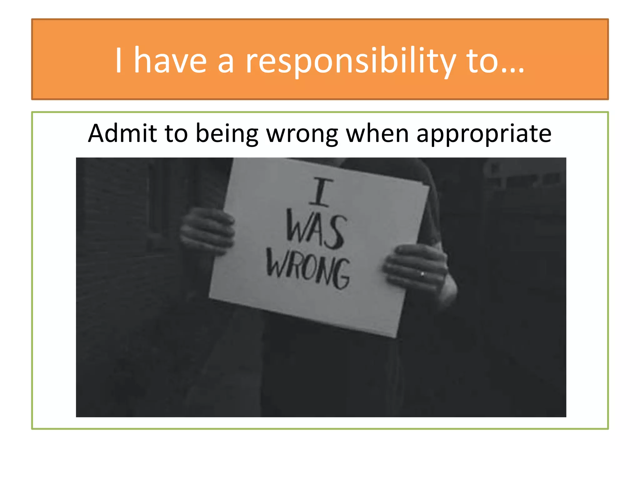 Rights and responsibilities in relationships | PPTX