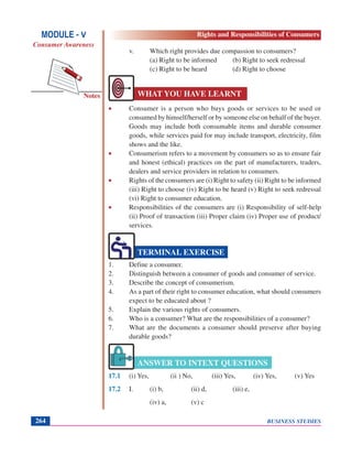 Rights and responsibilities of consumers | PDF