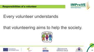 Volunteer's rights and responsibilities | PPTX