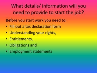 Rights at work | PPTX